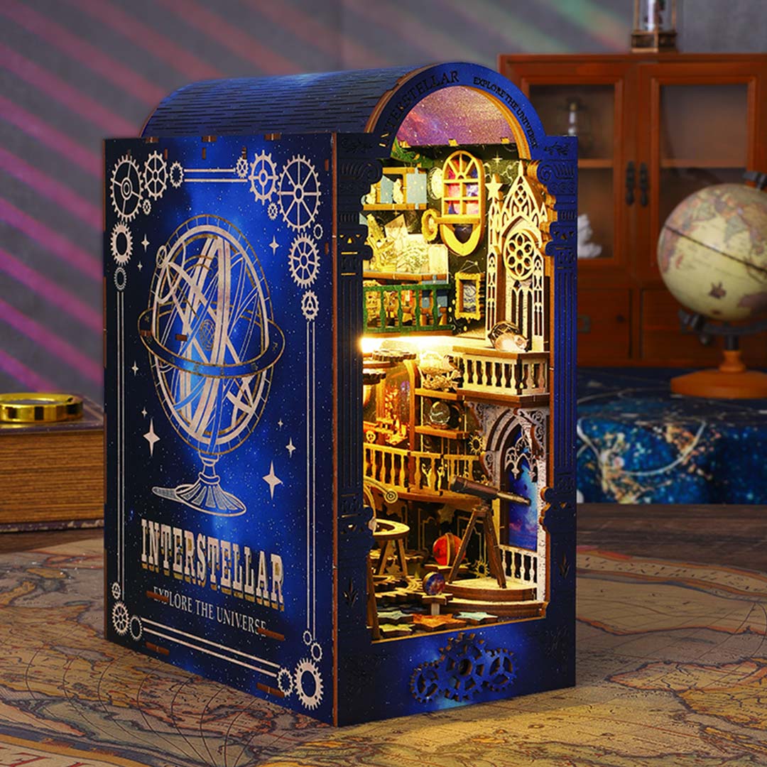 Interstellar Exploration DIY Book Nook Shelf Insert – Fifijoy