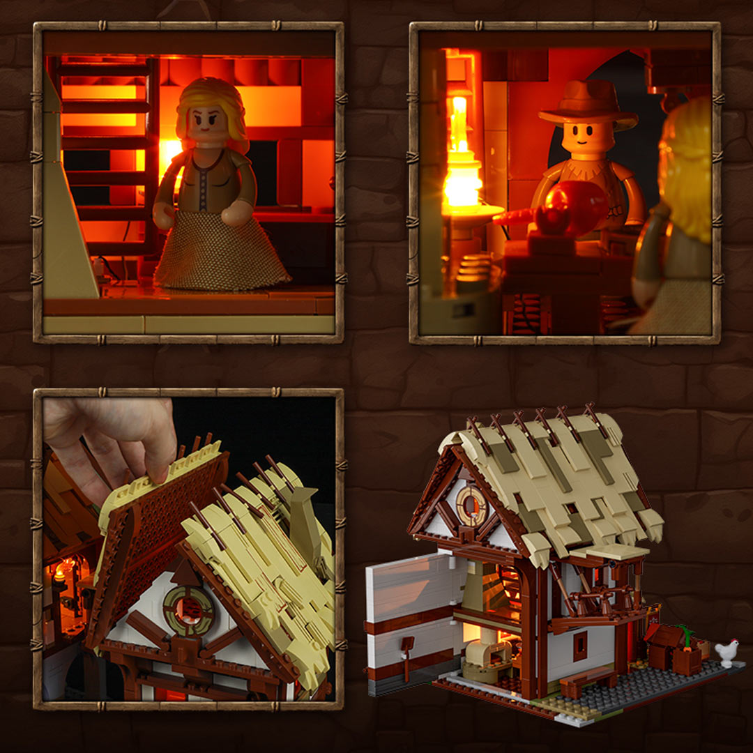 Medieval Market DIY Assembled Building Blocks Kits – Fifijoy