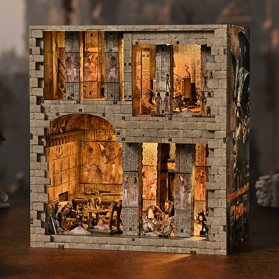 Egyptian Pharaoh's Tomb DIY Book Nook Kit – Fifijoy