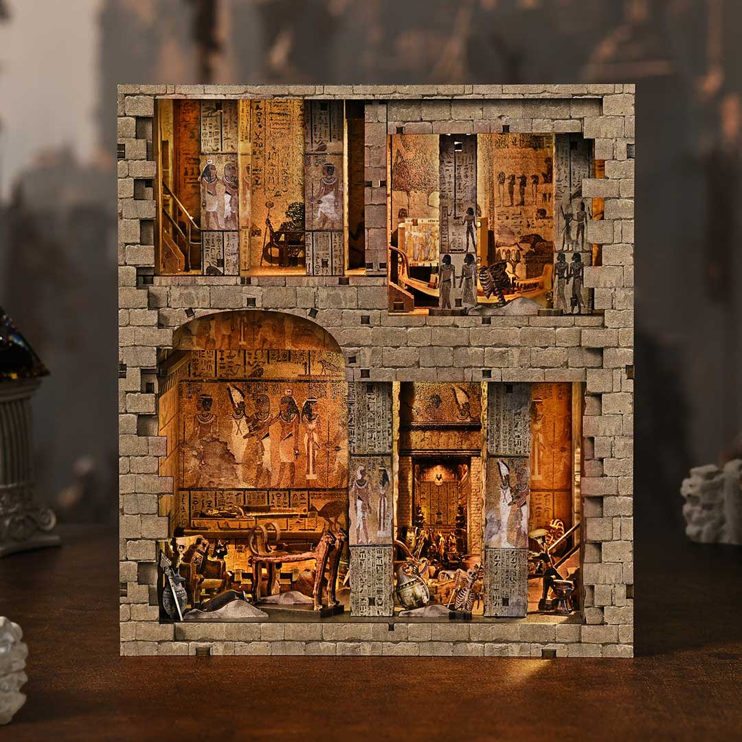 Egyptian Pharaoh's Tomb DIY Book Nook Kit – Fifijoy
