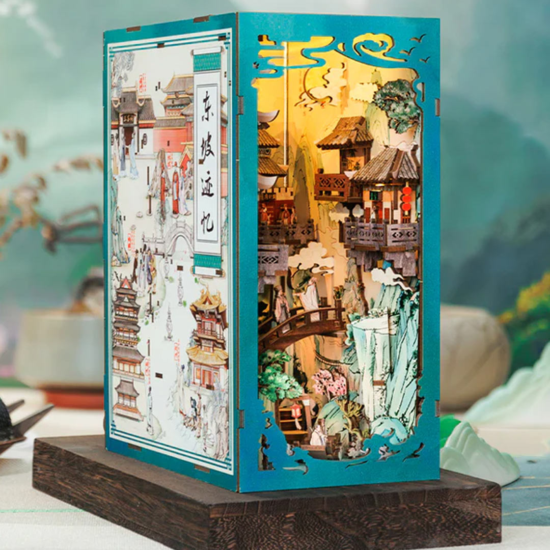 Su Dongpo's Life 3D Puzzle Book Nook Kit – Fifijoy