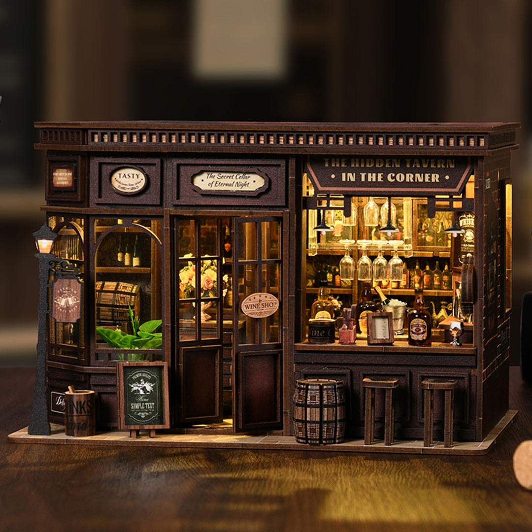 Corner Tavern DIY Miniature House Kit – Fifijoy
