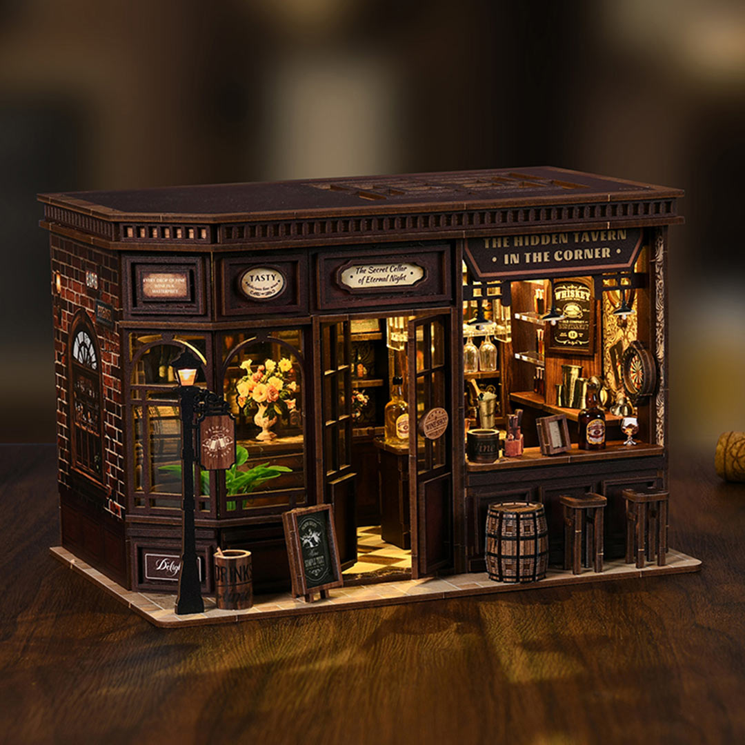 Corner Tavern DIY Miniature House Kit – Fifijoy