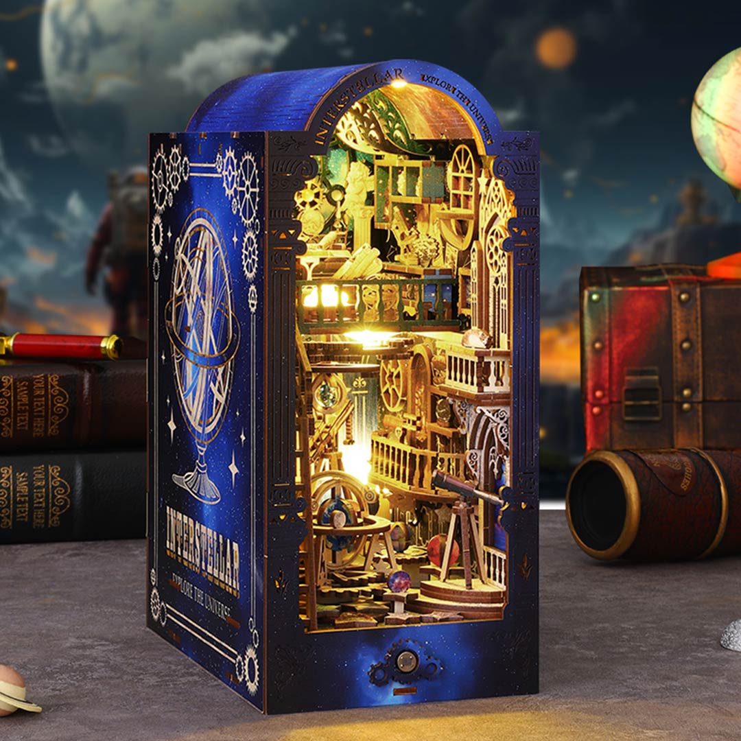 Interstellar Exploration DIY Book Nook Shelf Insert – Fifijoy