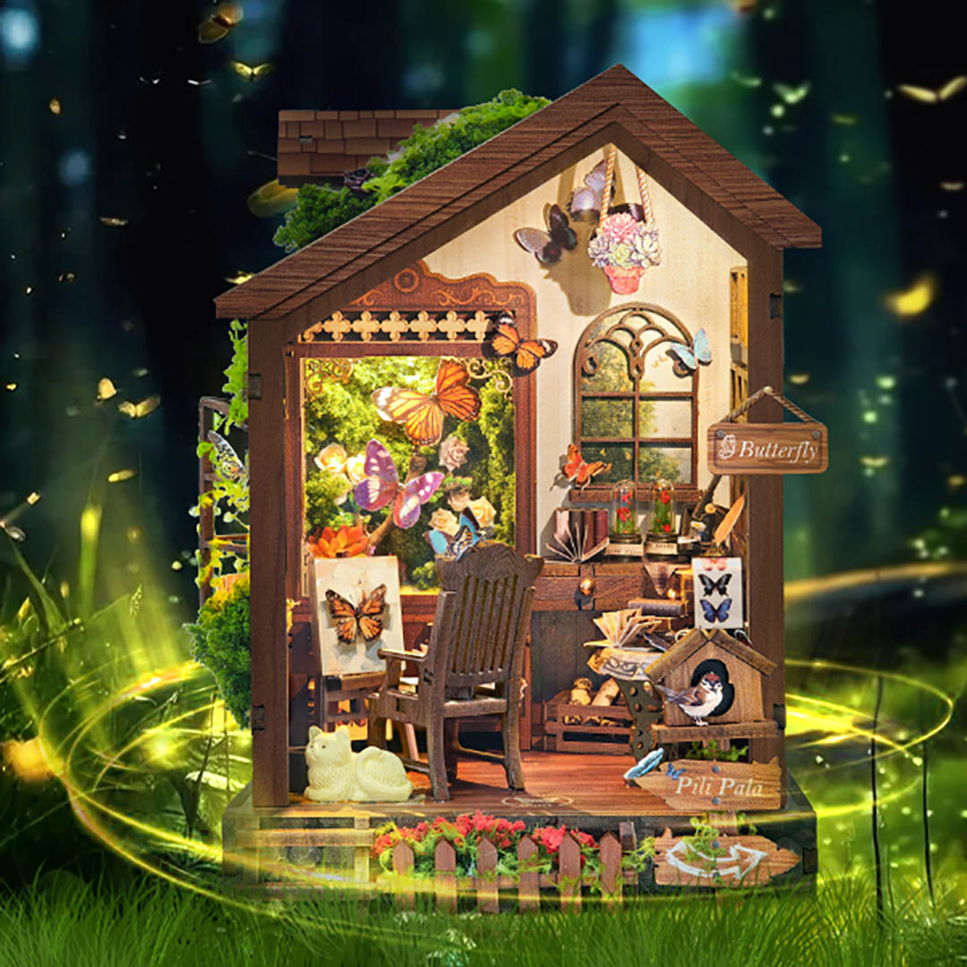 Butterfly House DIY Book Nook Kit – Fifijoy