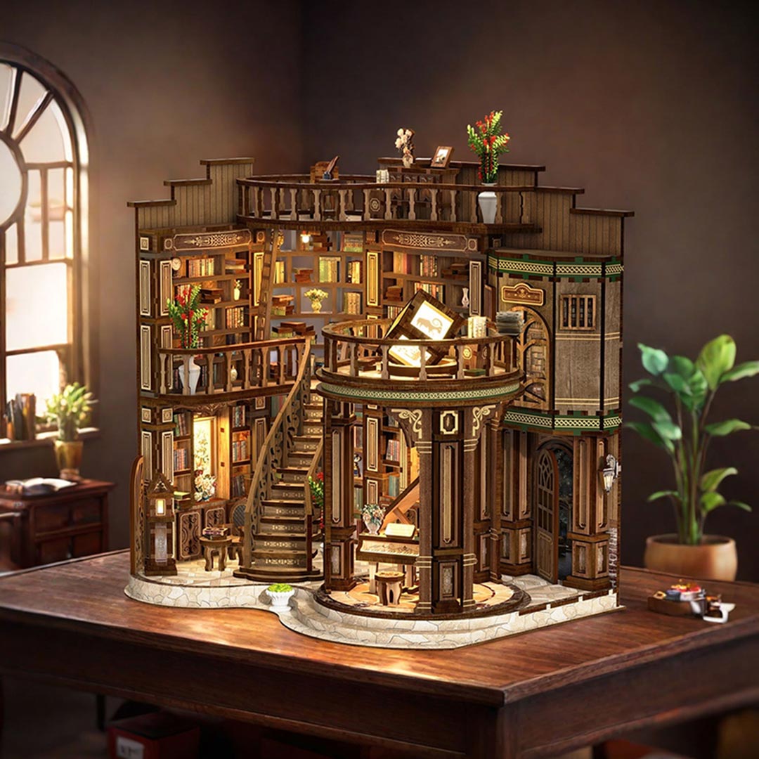 Dreamy Book Hall DIY Miniature Dollhouse Kit – Fifijoy