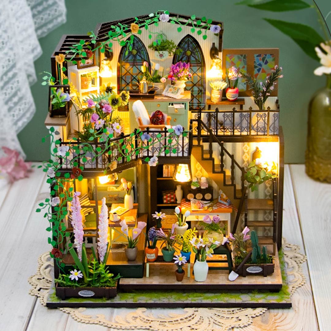 Flower House DIY Miniature House Kit – Fifijoy