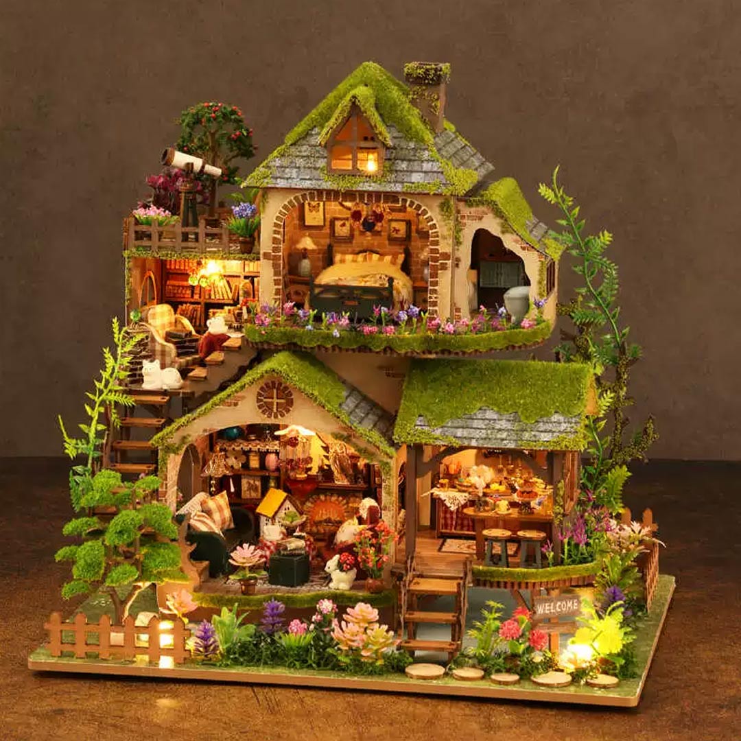 Forest Adventures DIY Miniature Dollhouse Kit – Fifijoy