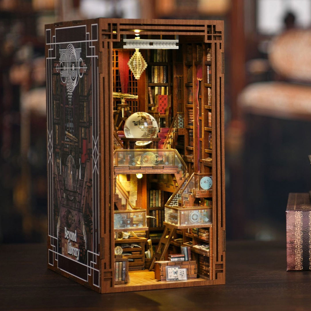 Beyond Library DIY Wooden Book Nook Shelf Insert – Fifijoy