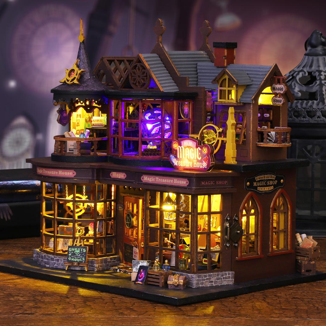 Magic Treasure House DIY Miniature Dollhouse Kit – Fifijoy