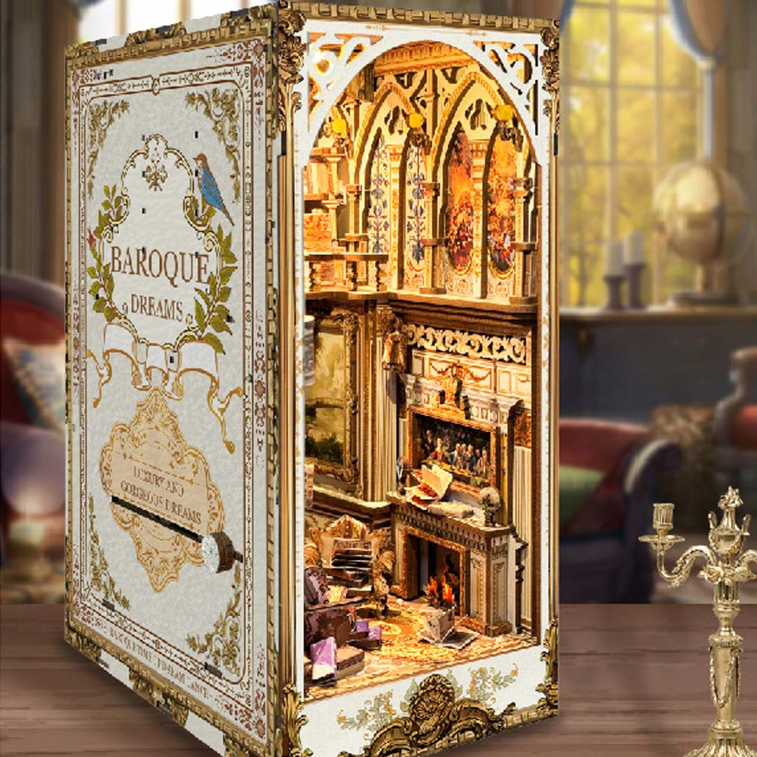 Baroque Dreams DIY Wooden Book Nook Shelf Insert – Fifijoy