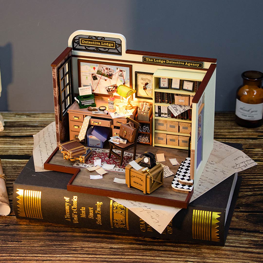 Detective Agency DIY Miniature House Kit – Fifijoy
