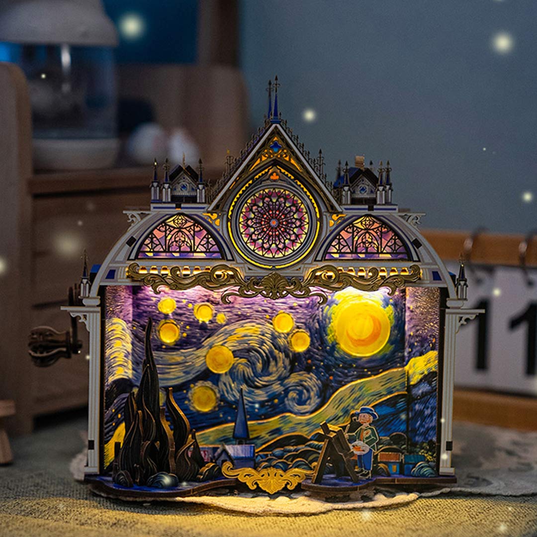 Van Gogh Starry Night 3D Metal Assembly Kit-(Pre-sale-shipping in mid ...