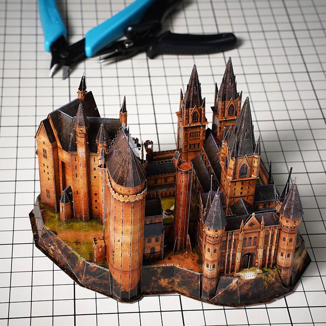 Magic Hogwarts Castle 3D Metal Model Kits – Fifijoy