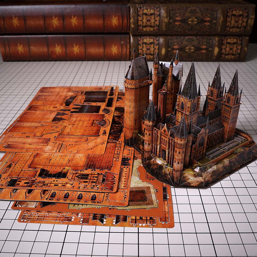 Magic Hogwarts Castle 3D Metal Model Kits – Fifijoy