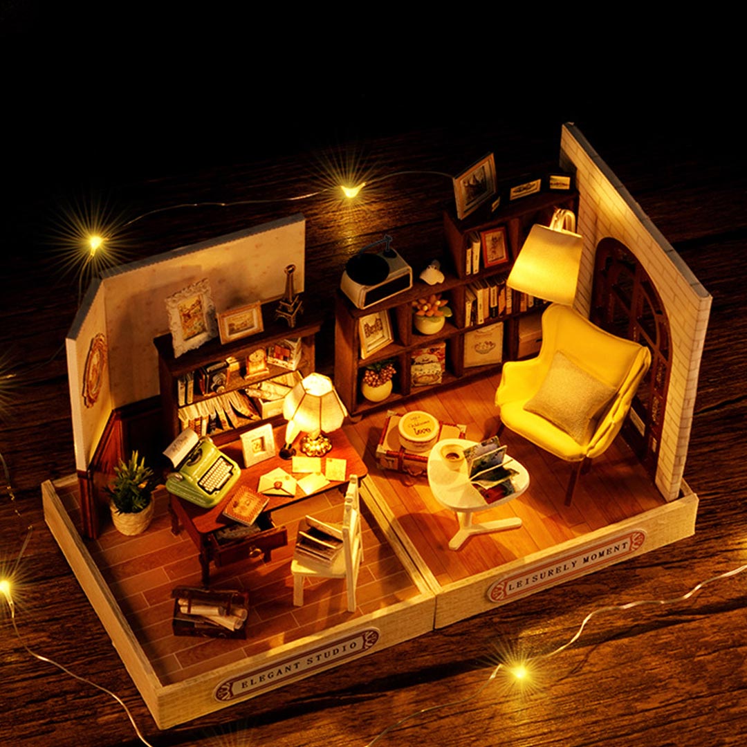 Elegant Studio DIY Miniature Dollhouse Kit – Fifijoy