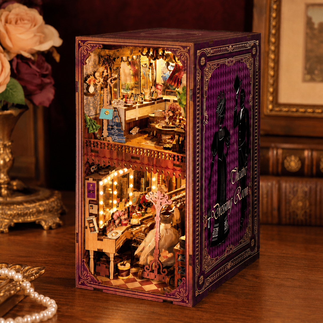 Theatre Dressing Room DIY Miniature Book Nook Kit – Fifijoy