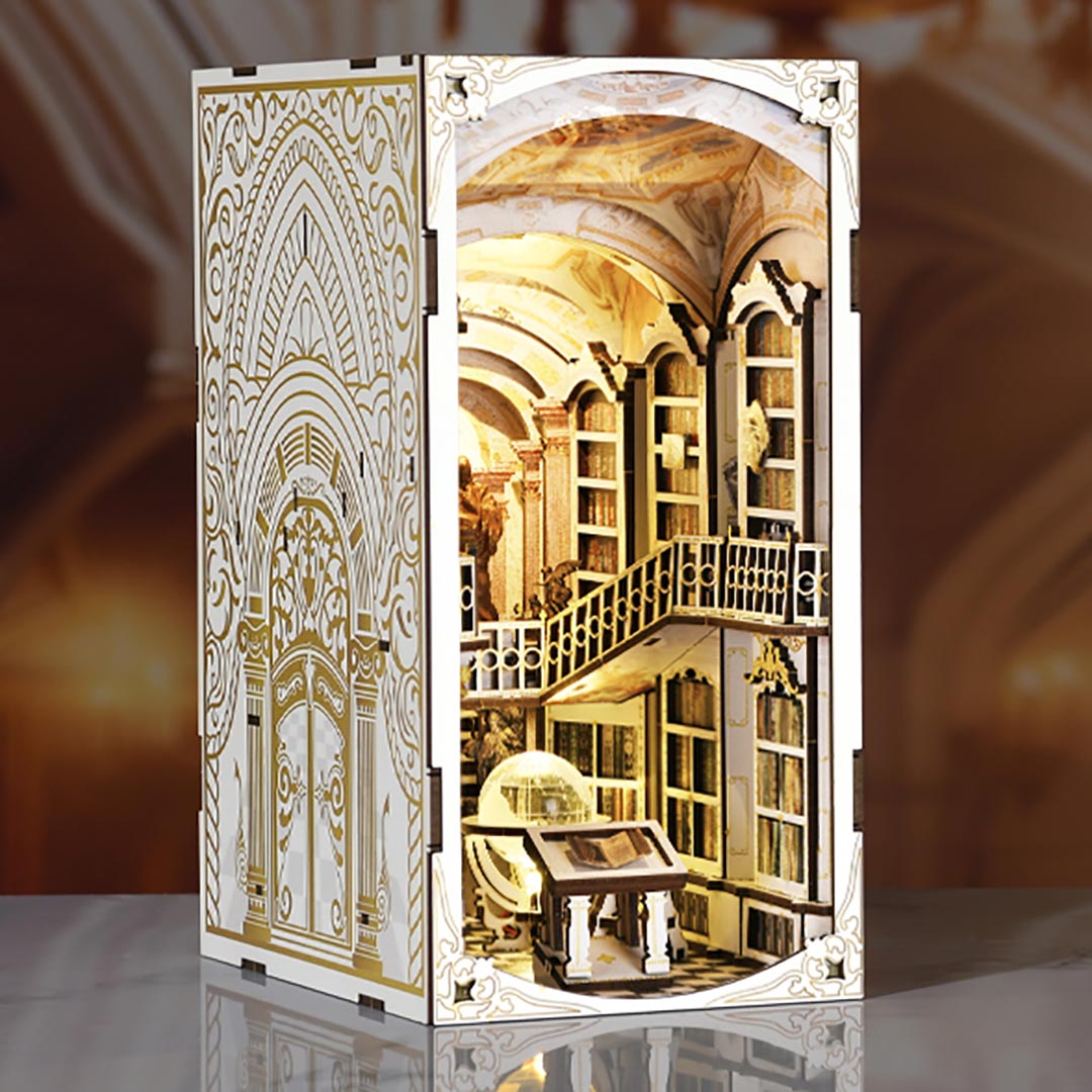 Library of Gods DIY Wooden Book Nook Kit – Fifijoy