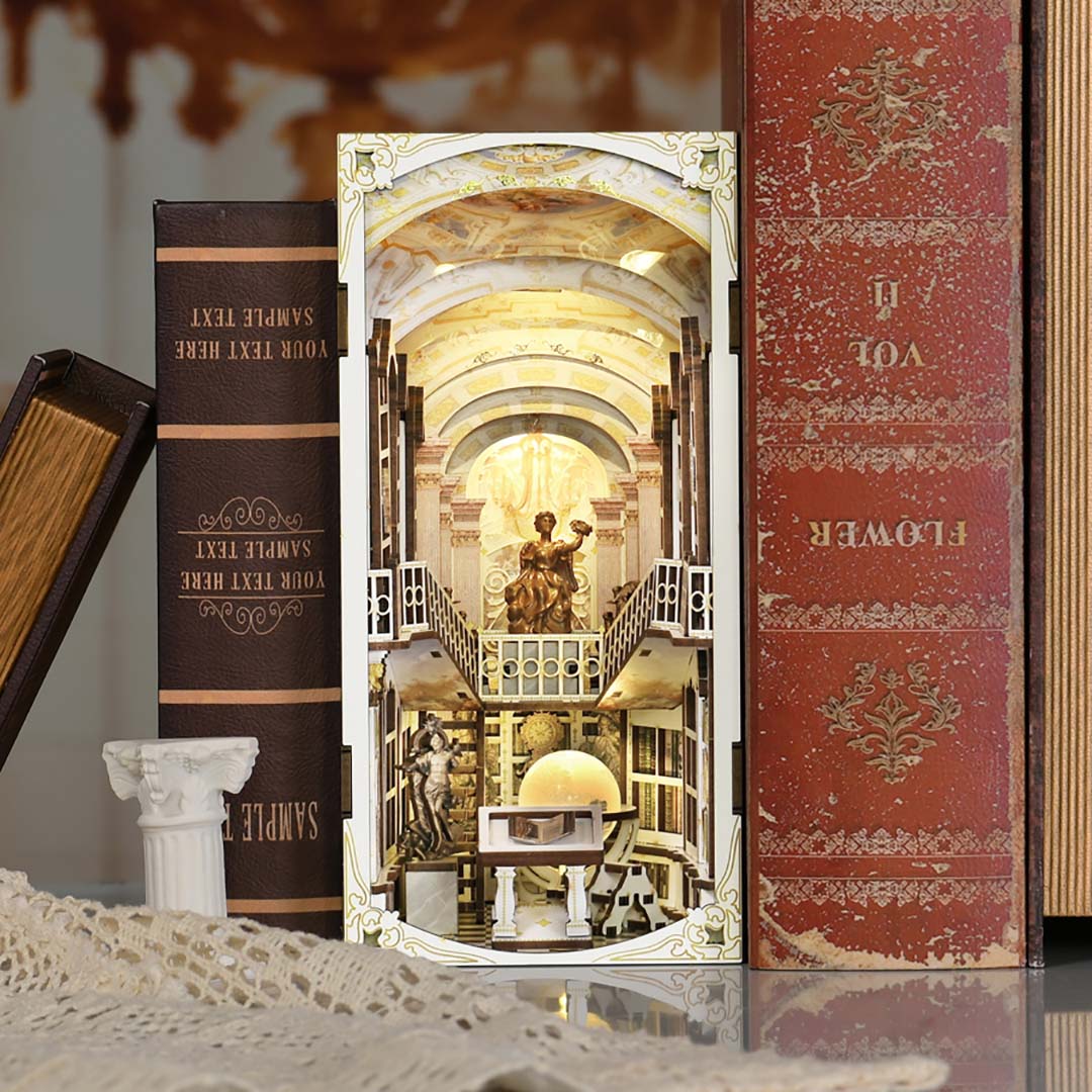 Library of Gods DIY Wooden Book Nook Kit – Fifijoy