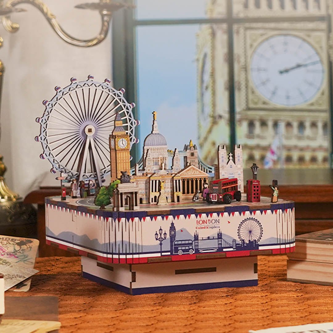 London Charm DIY Wooden Music Box – Fifijoy