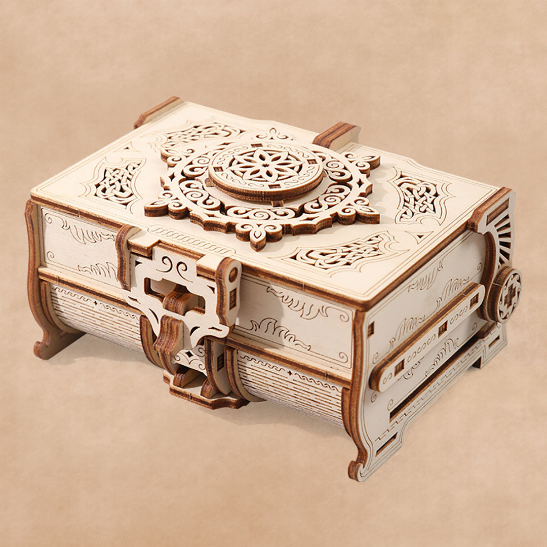 Music Box 3D Wooden Mechanical Jewelry Box – Fifijoy