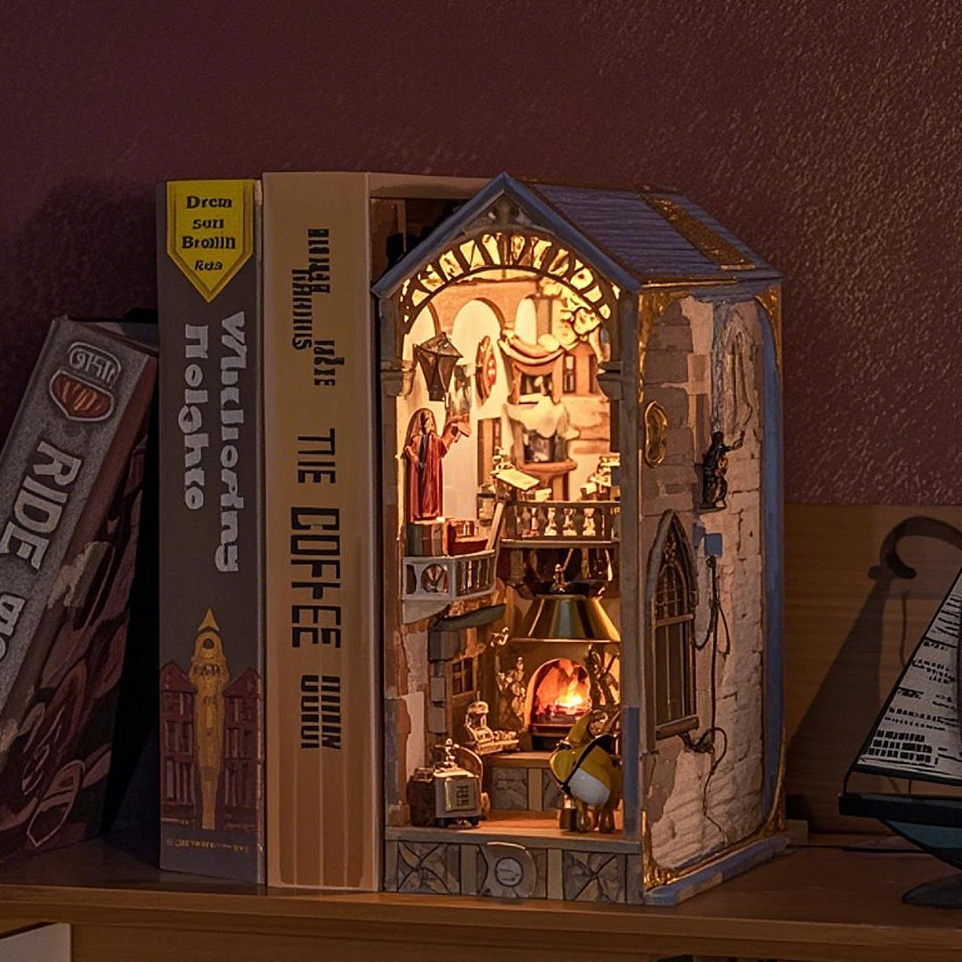 Leonardo da Vinci DIY Book Nook Kit – Fifijoy