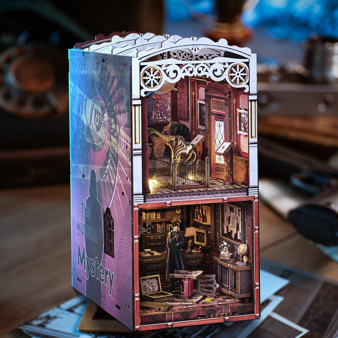 The Museum Mystery DIY Wooden Book Nook – Fifijoy