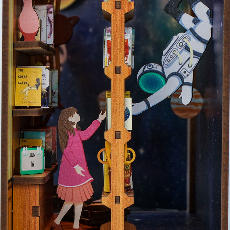 Interstellar Wooden Book Nook Kit – Fifijoy